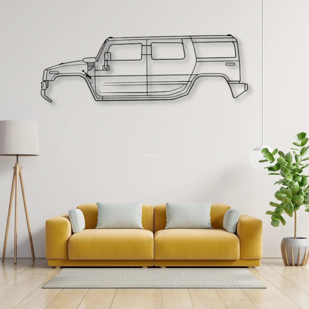 Hummer Custom Metal Sign | Personalized Metal Wall Art